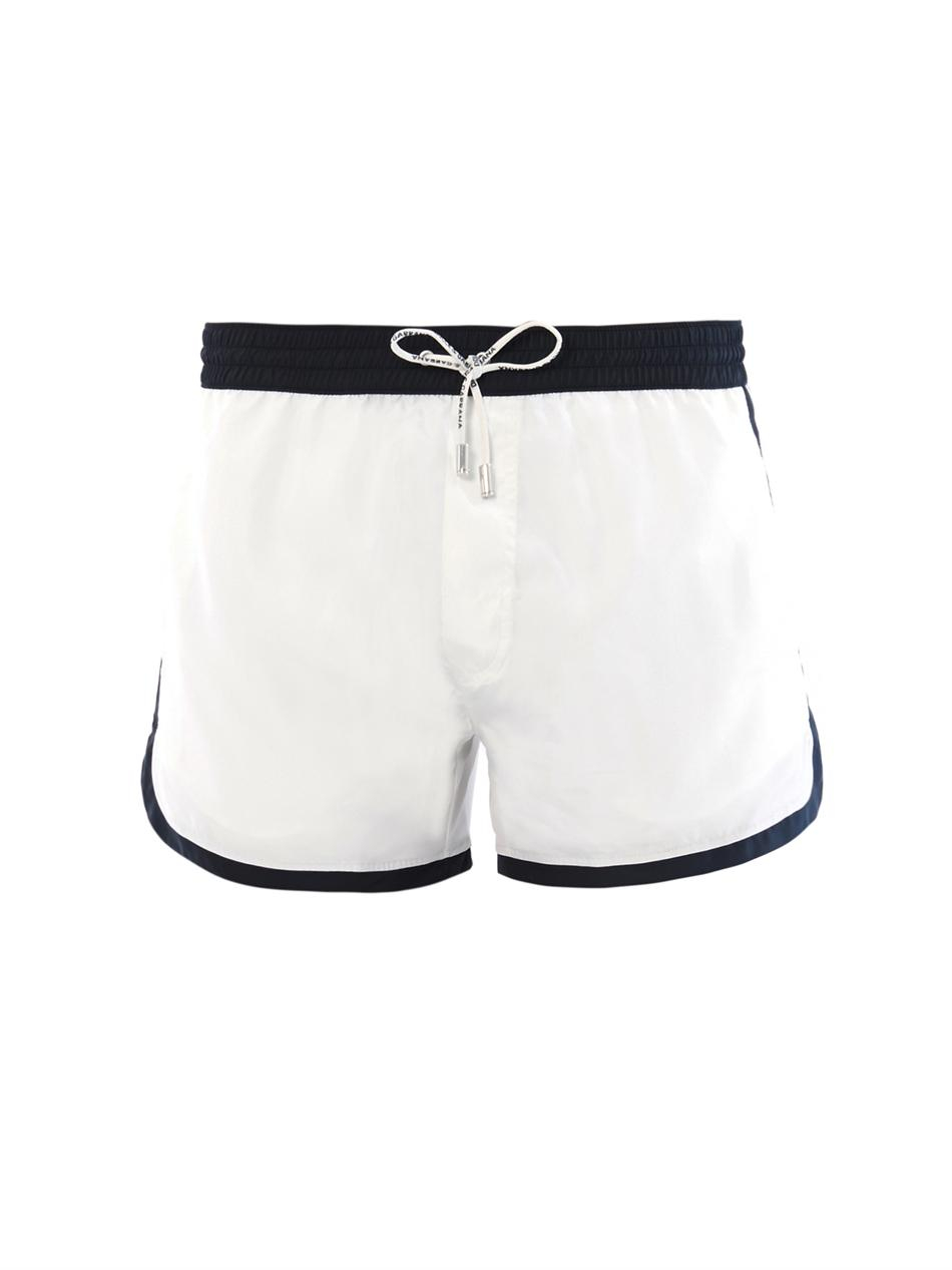 Lyst Dolce And Gabbana Muhammad Ali Boxing Swim Shorts In White For Men