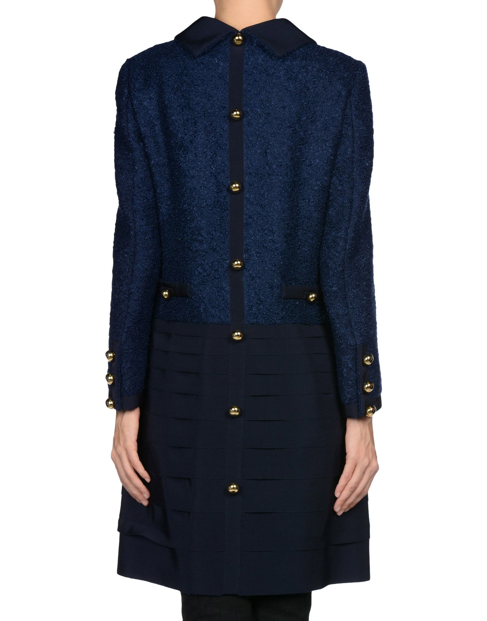 Moschino couture Coat in Blue | Lyst