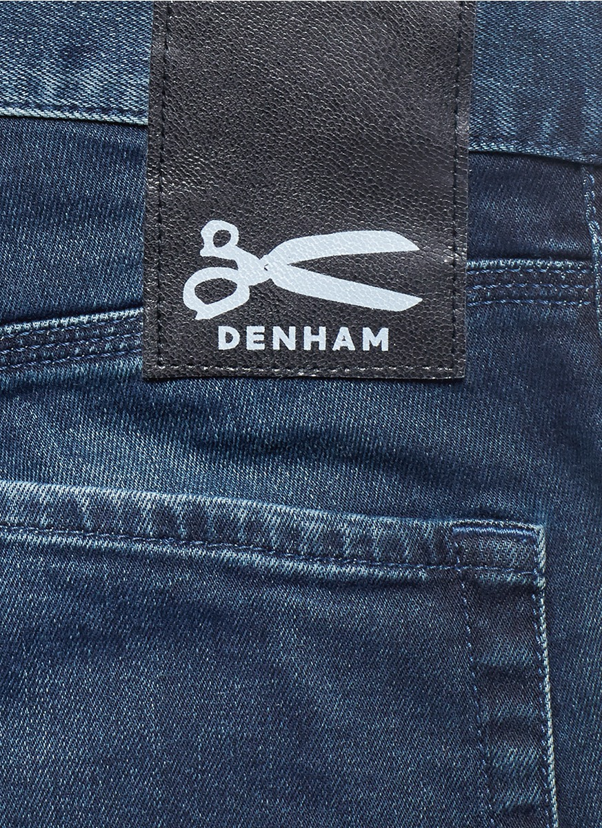 Lyst - Denham 'skin' Slim Fit Jeans in Blue for Men