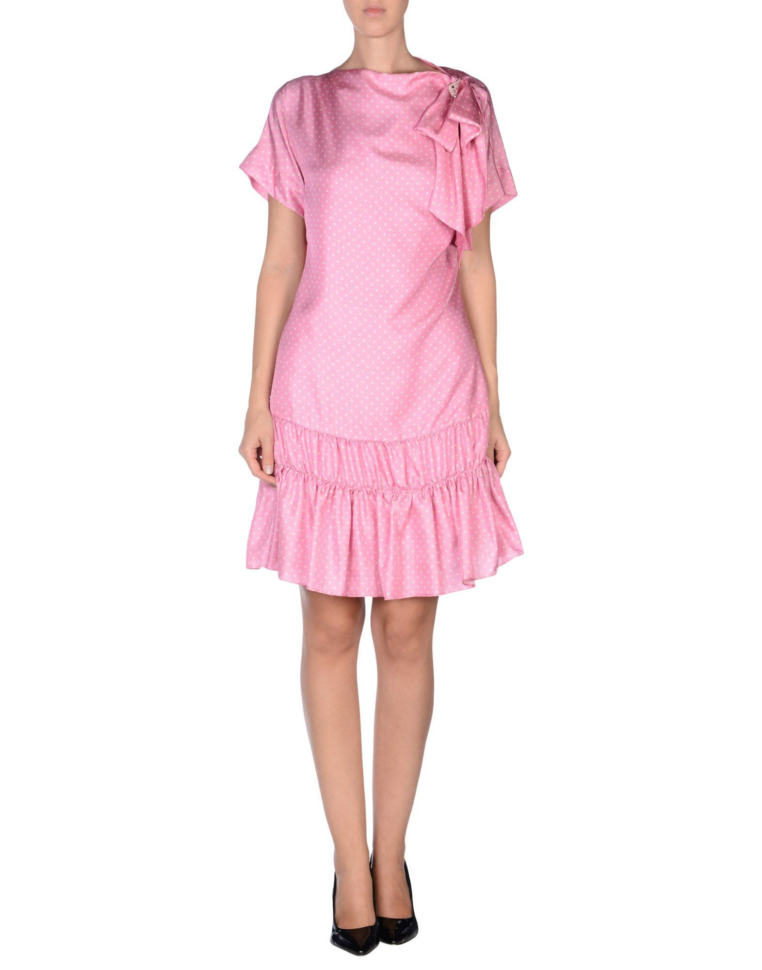 Lyst - Blugirl Blumarine Short Dress in Pink