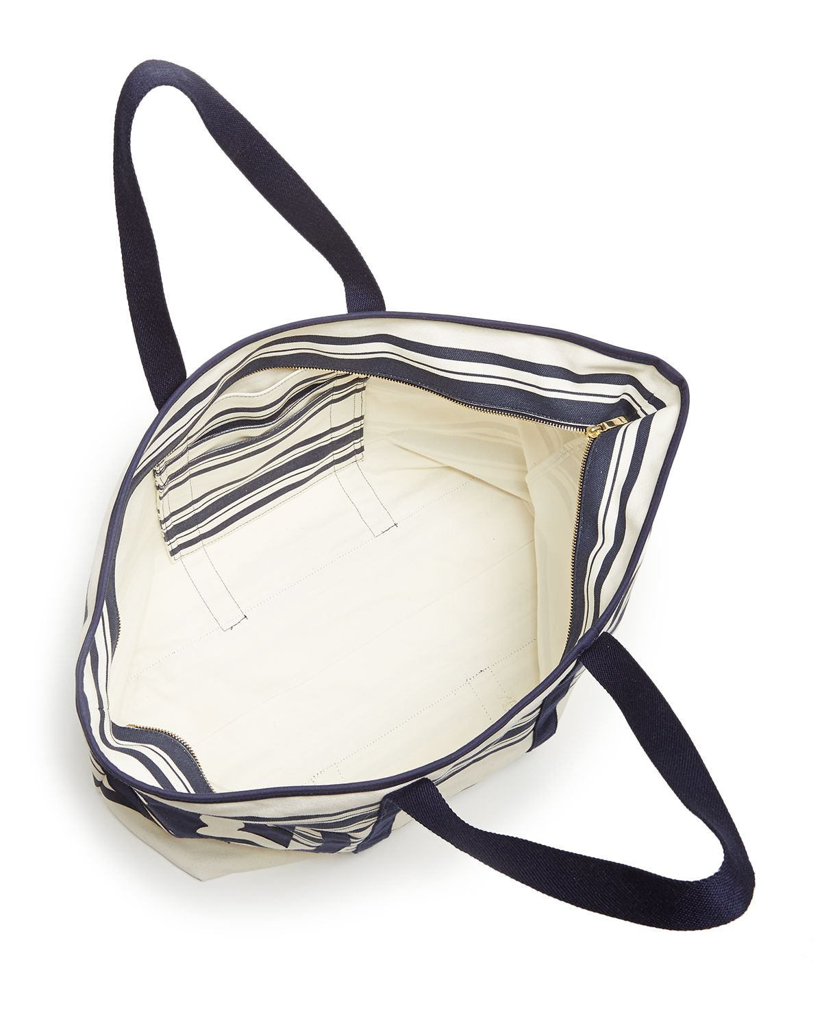 Tory burch Tote - Large Beach Stripe in Blue | Lyst