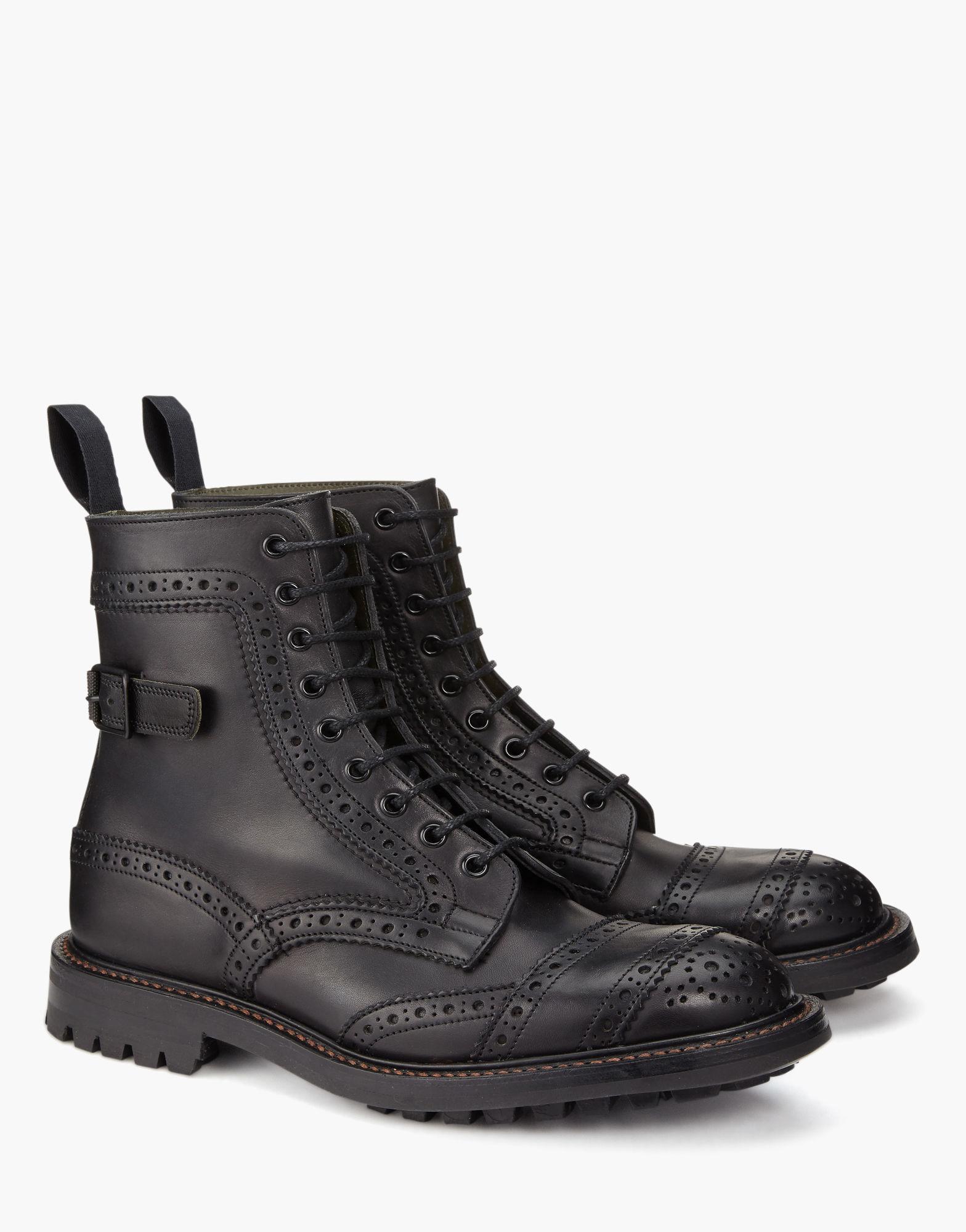 Lyst - Belstaff Trickers Phoenix Short Boots in Black for Men