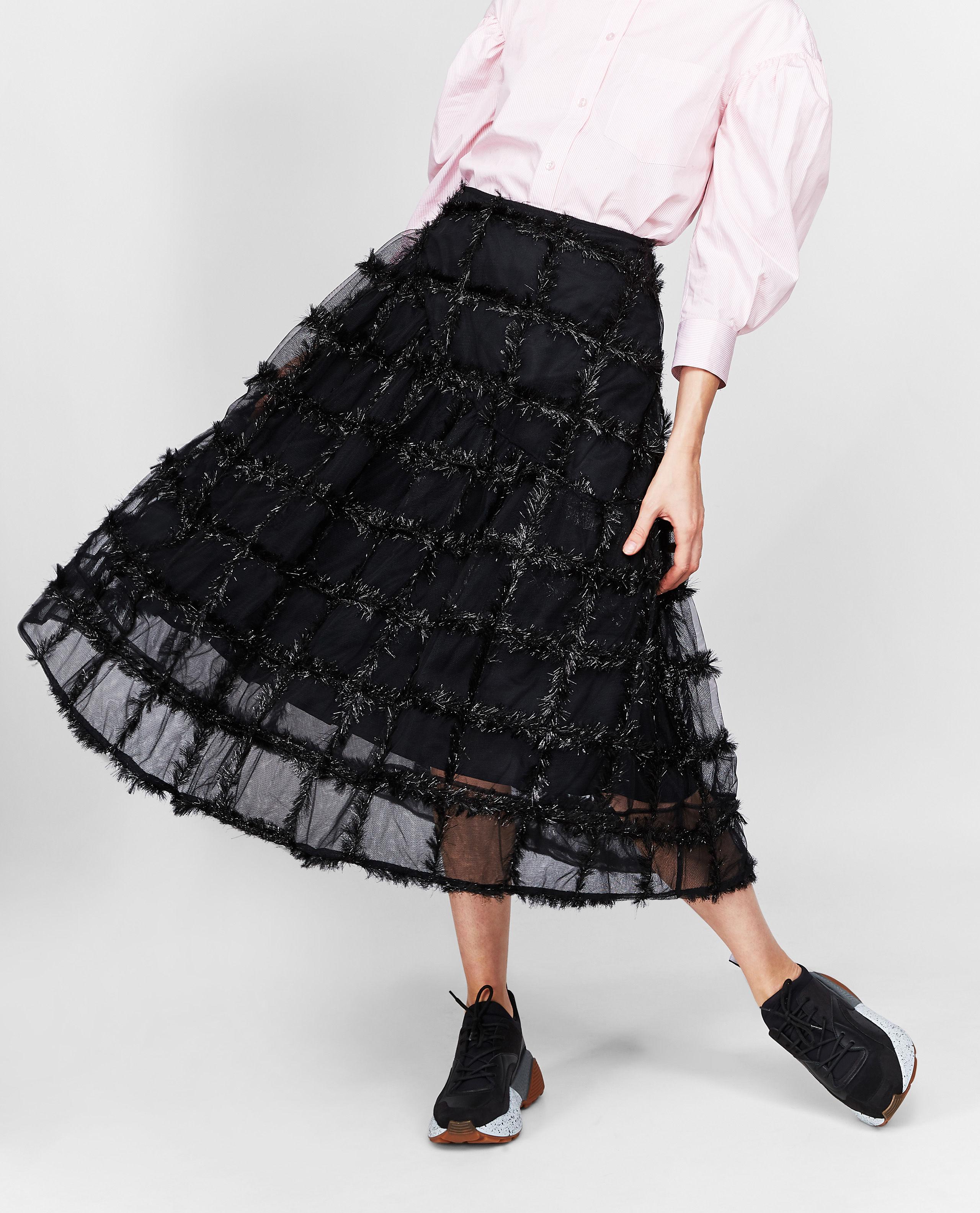 Simone Rocha Mid-length Skirt In Tulle With Embroidered Squares in ...