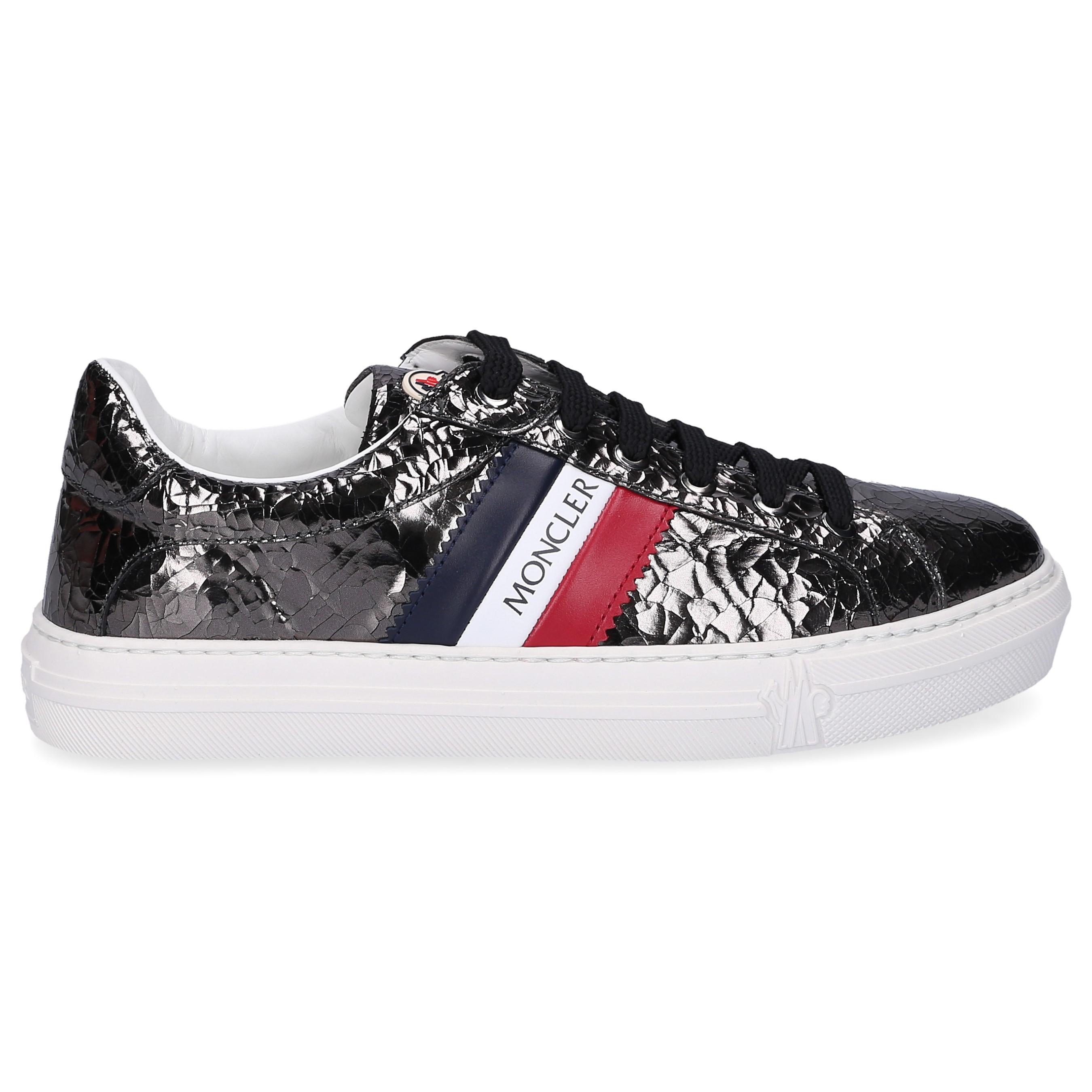 Moncler Leather Low-top Sneakers Ariel in Black - Lyst