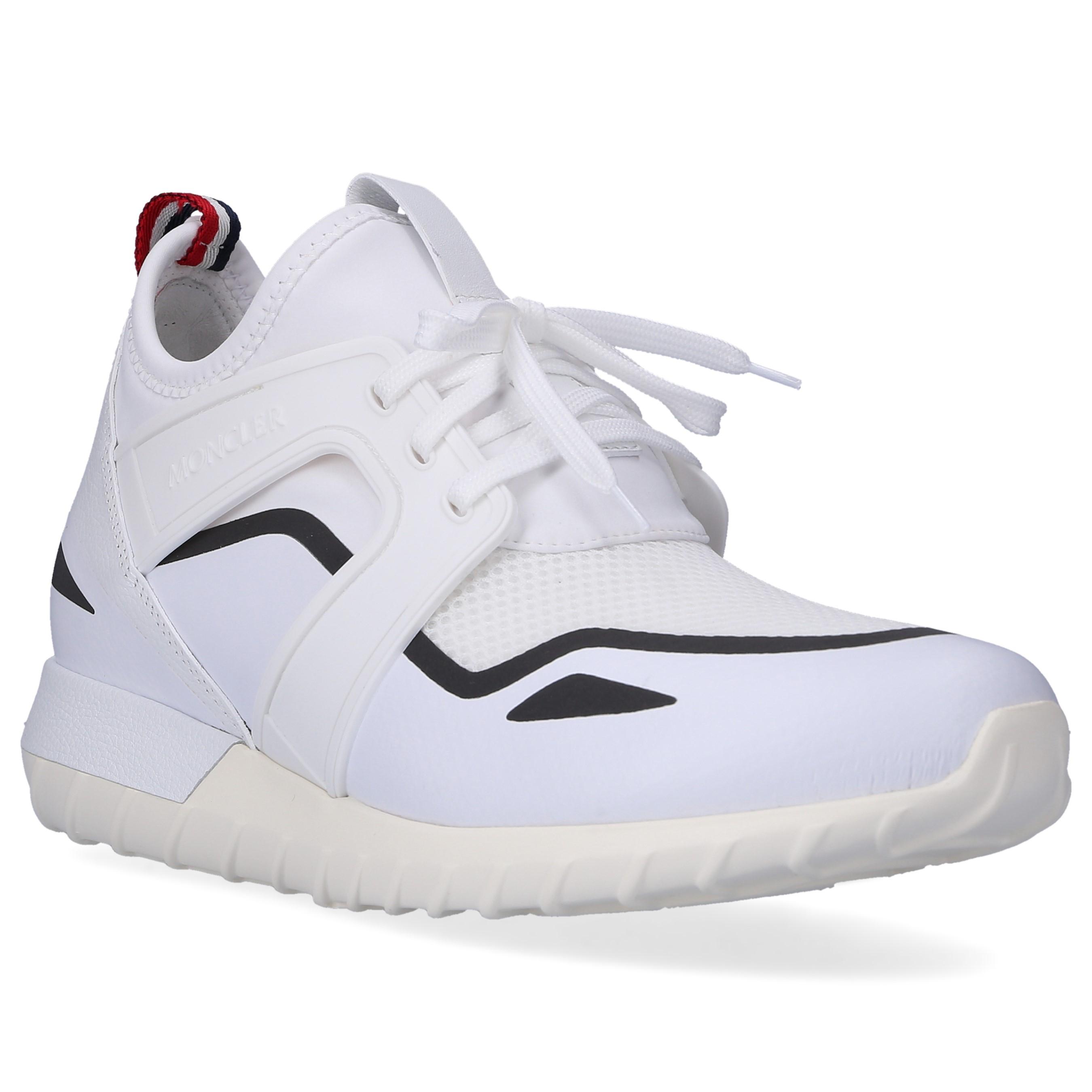 Moncler Low-top Sneakers Emilien Mesh Logo White in White for Men - Lyst