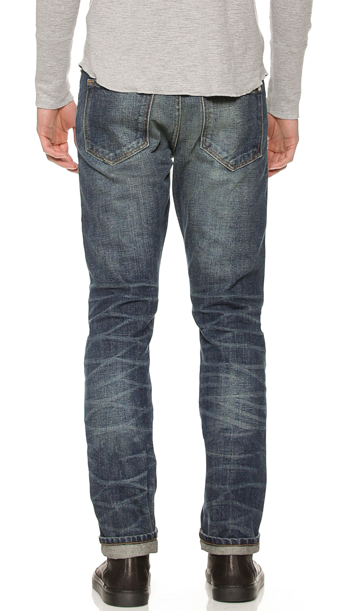 Baldwin Denim Henley Slim Fit Jeans in Blue for Men - Lyst