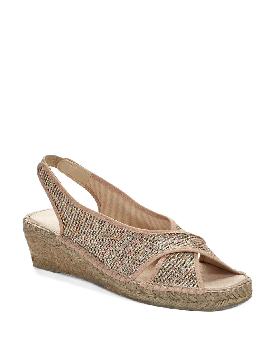 Andre Assous Dodie Slingback Espadrilles in Beige (BEIGE FABRIC) | Lyst
