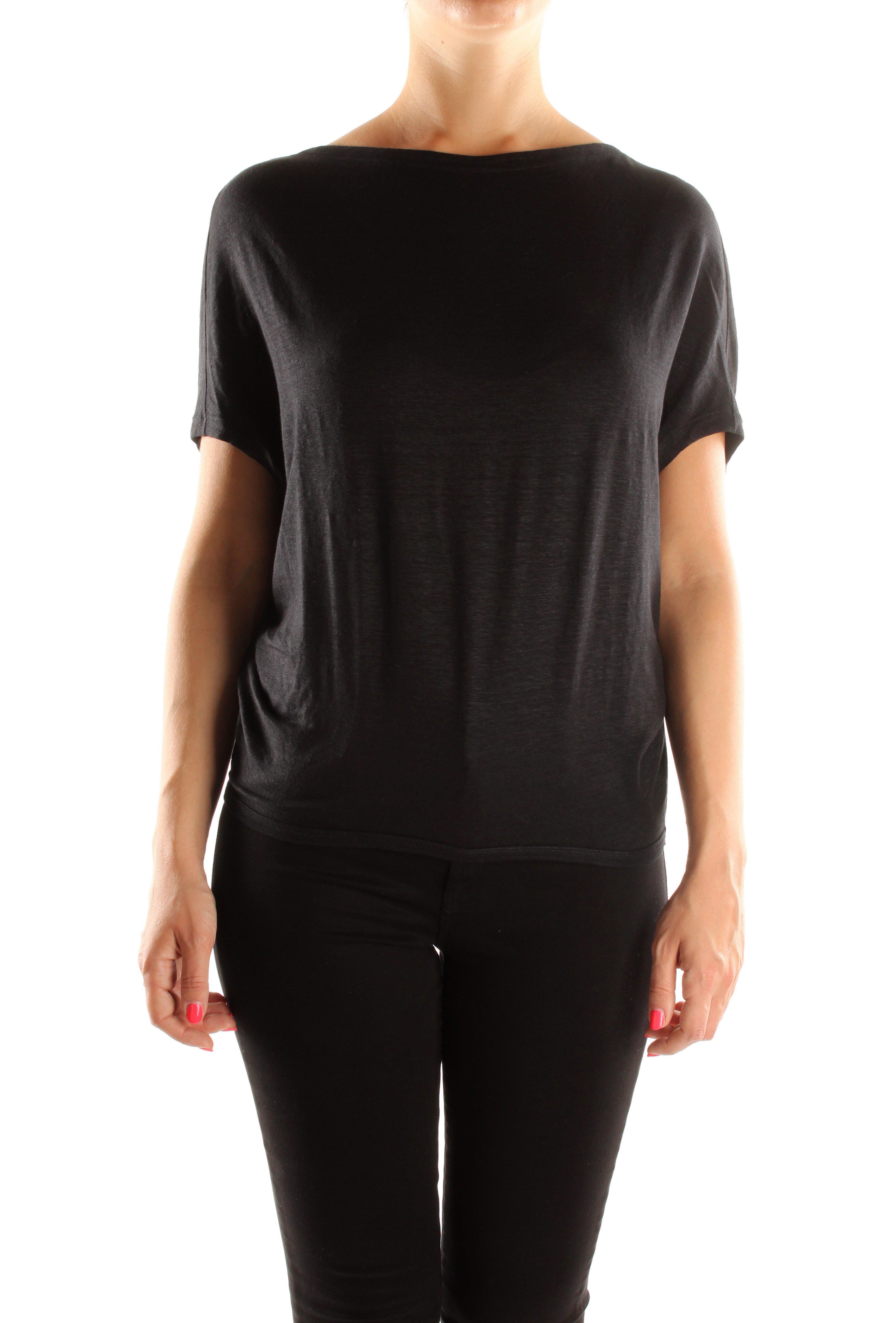 Fabiana Filippi Synthetic Short Sleeve T-shirts Women Black - Lyst