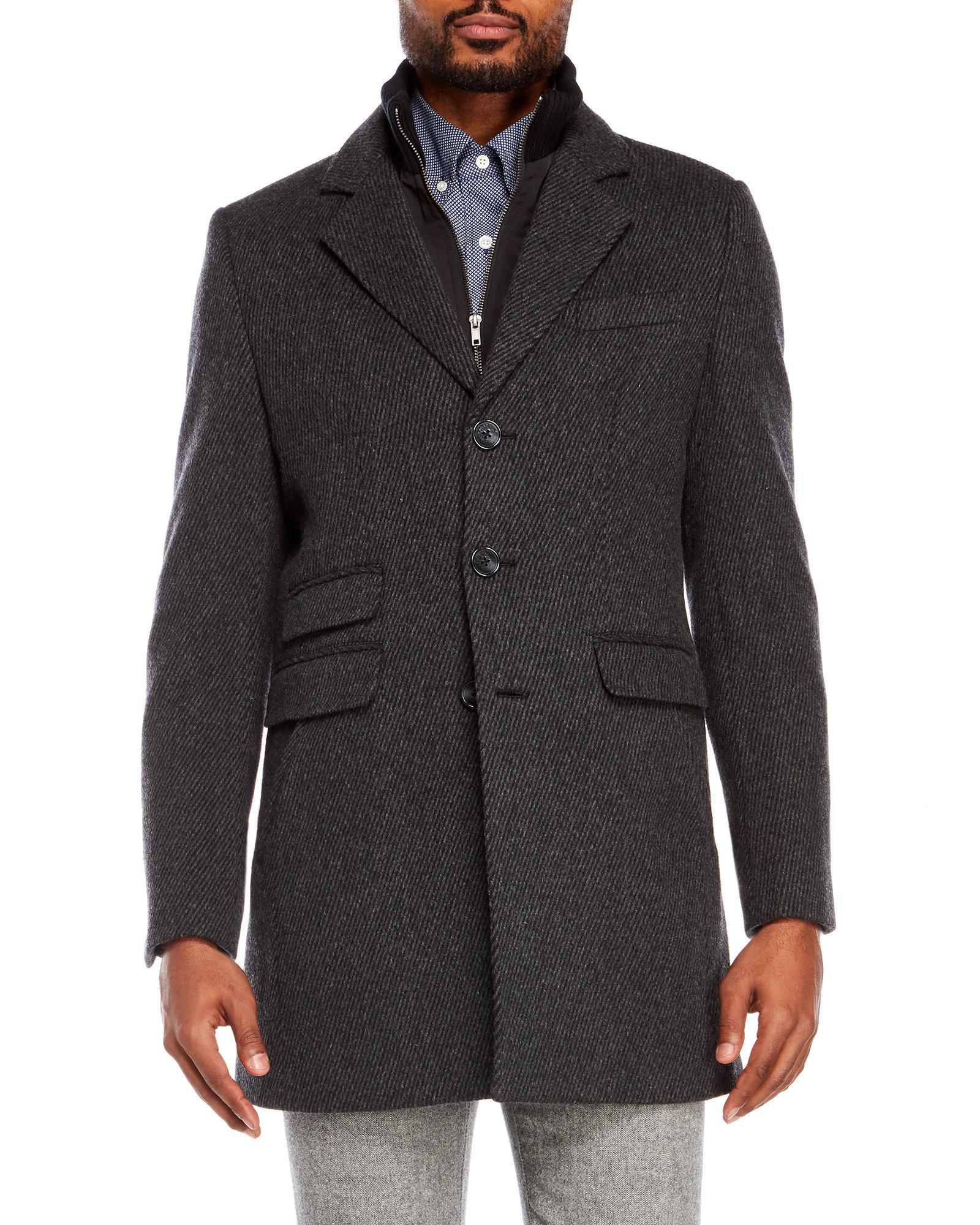 Lyst - Cardinal Of Canada Leclair Cashmere Wool-Blend Twill Coat in ...