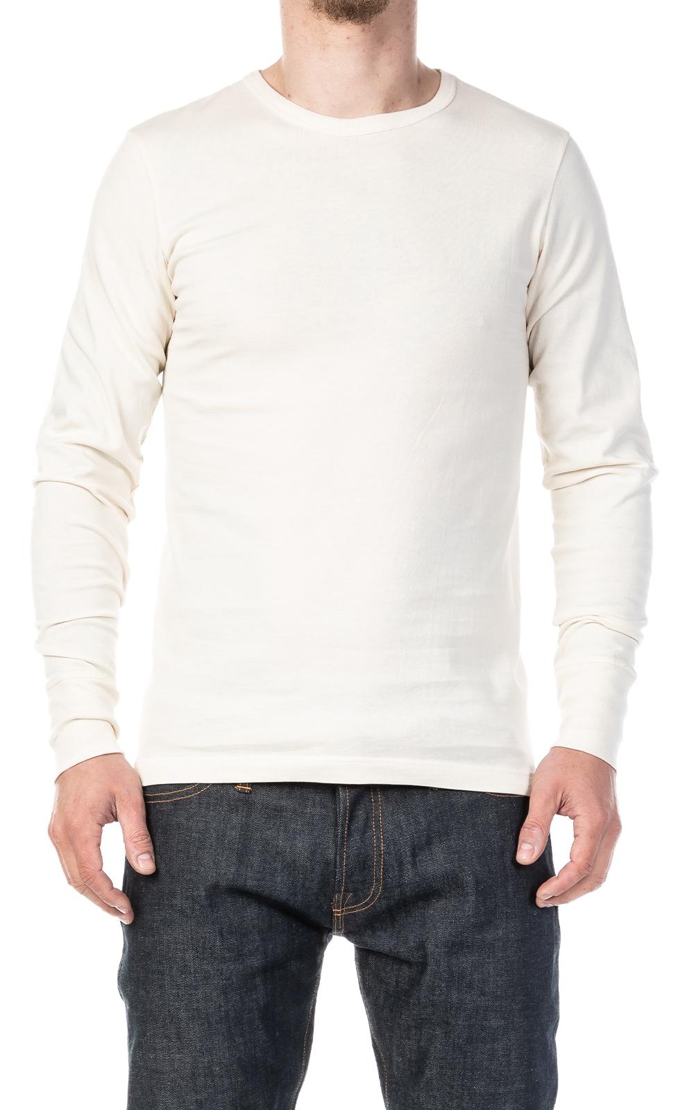Merz B. Schwanen 215ls Crew Neck Tee 1/1 Nature for Men - Lyst