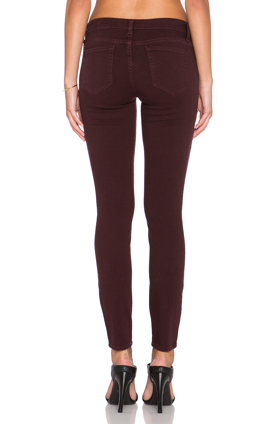 Lyst - Velvet By Graham & Spencer Toni Cotton-Blend Skinny Pants in Purple