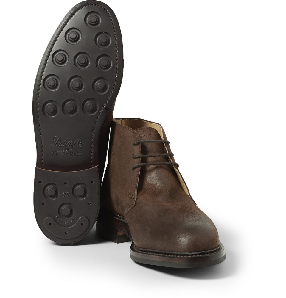 George Cleverley Nathan Suede Chukka Boots in Brown for Men - Lyst