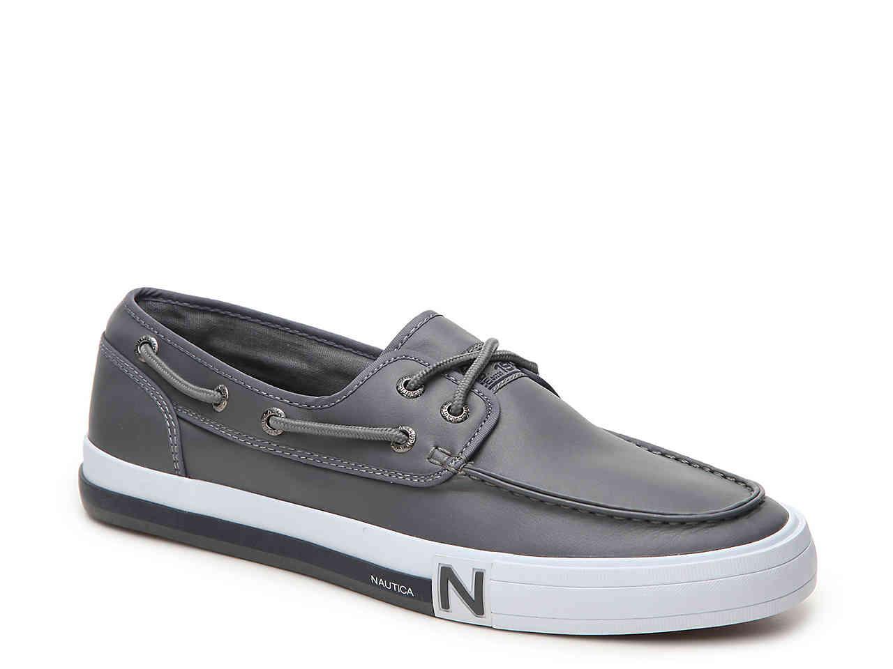 Lyst - Nautica Spinnaker Boat Shoe in Gray for Men