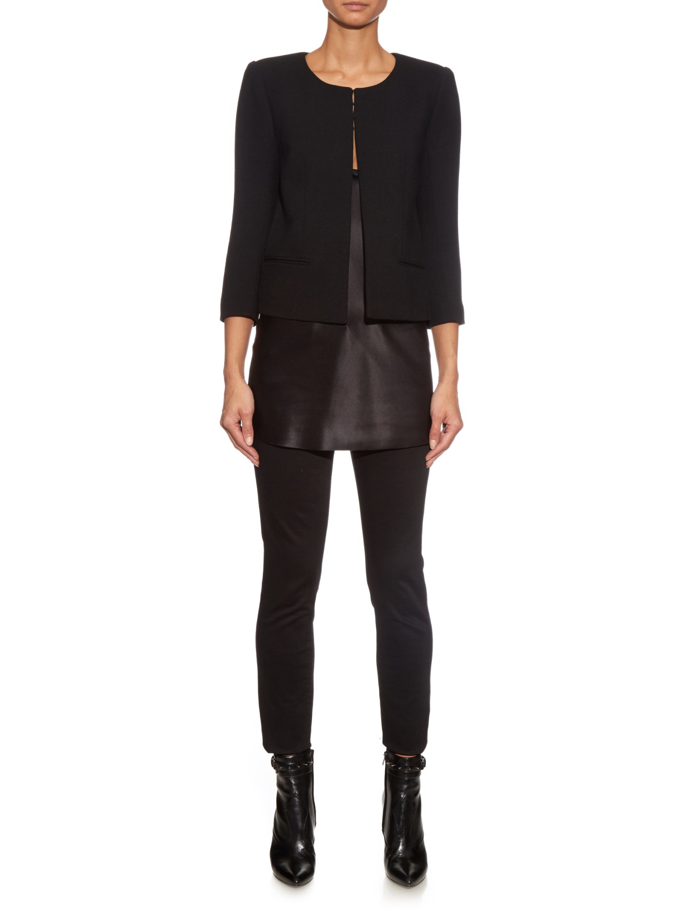 Raey Virgin Wool-blend Jacket in Black - Lyst