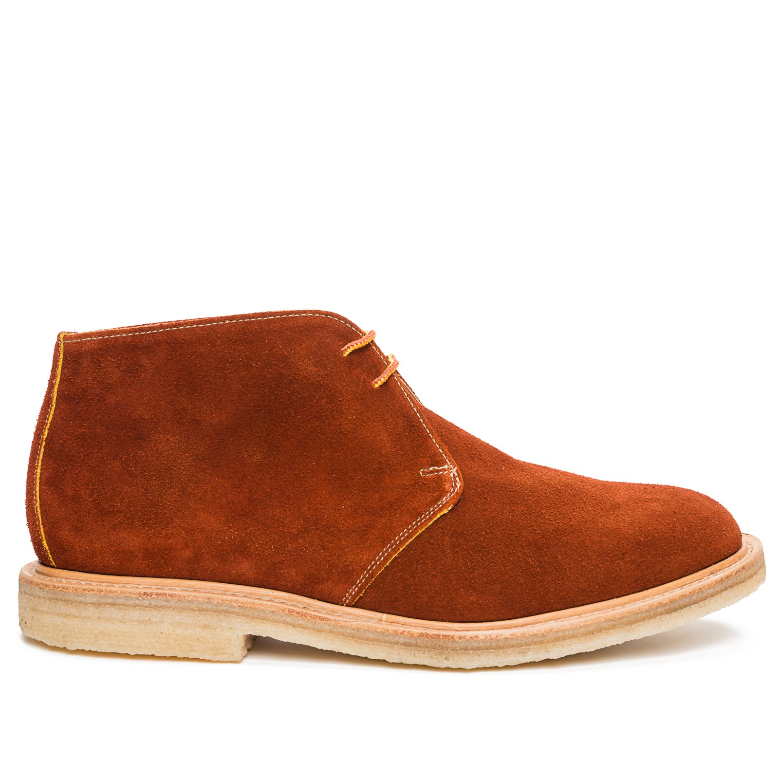 Mark Mcnairy New Amsterdam Suede Chukka Boots in Orange for Men | Lyst