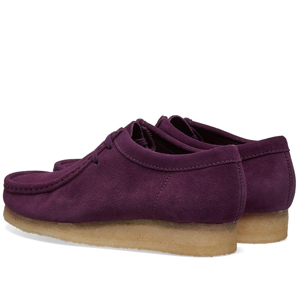 Clarks Suede Wallabee in Deep Purple (Purple) for Men - Save 11% - Lyst