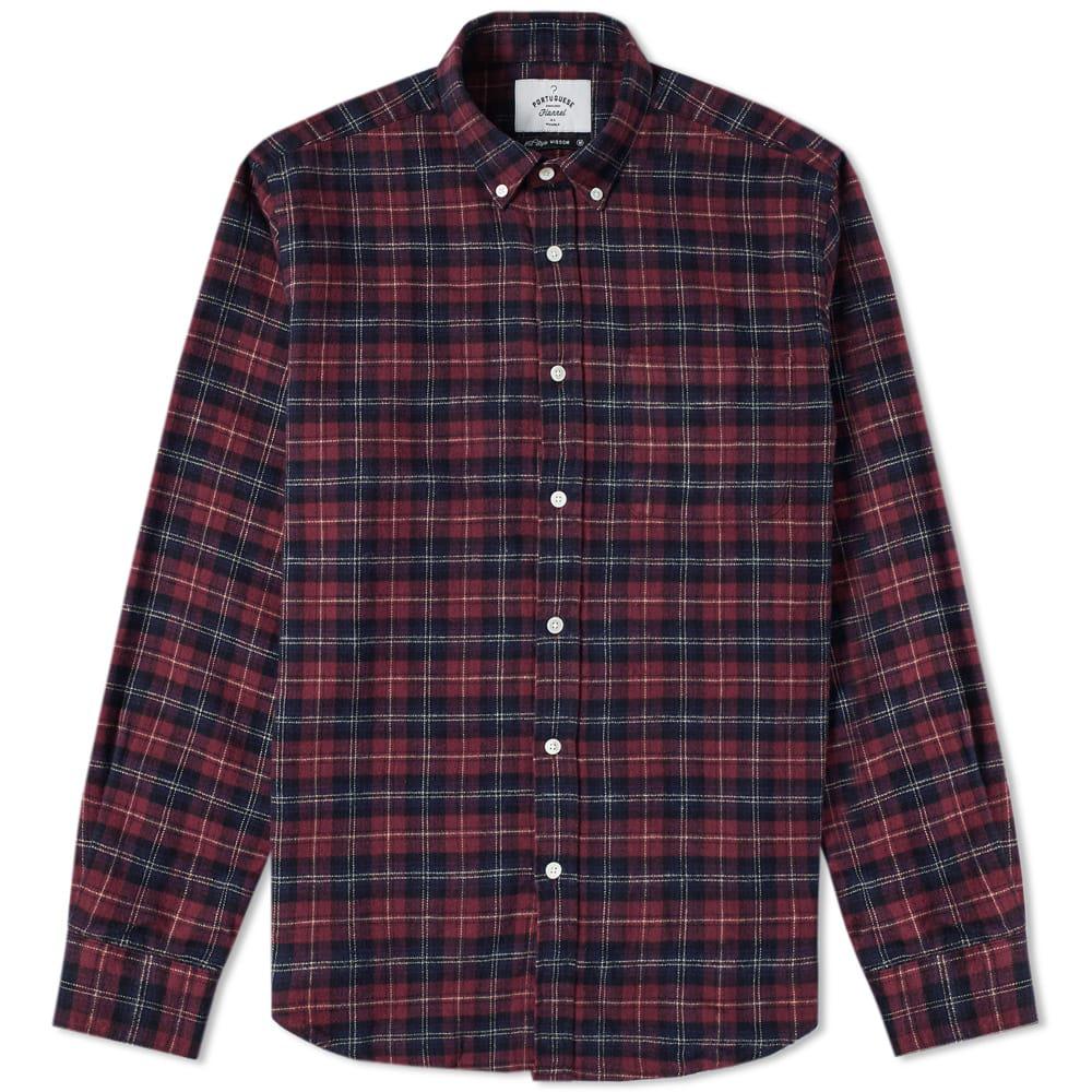 Lyst - Portuguese Flannel Studio Button Down Check Shirt for Men