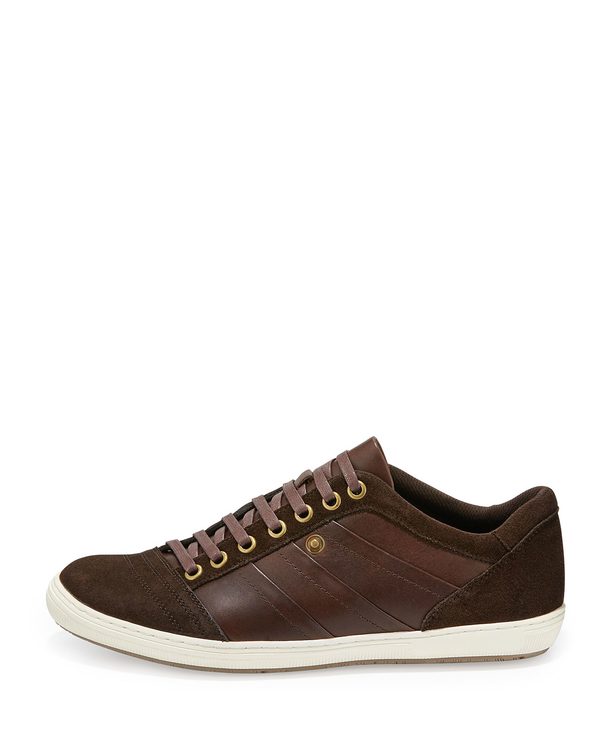 Lyst - Zanzara Suede/leather Lace-up Sneaker in Black for Men