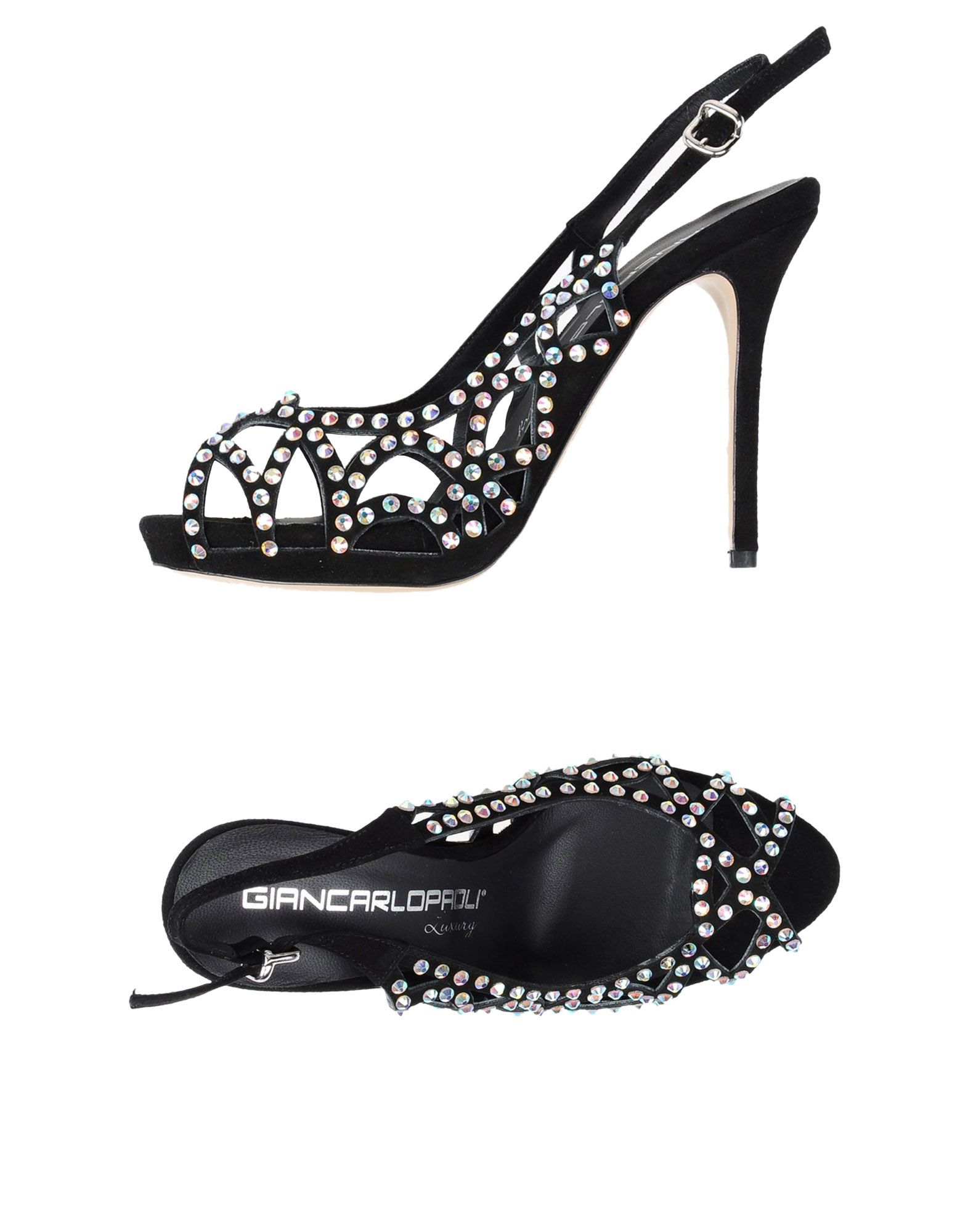 Giancarlo paoli Sandals in Black | Lyst