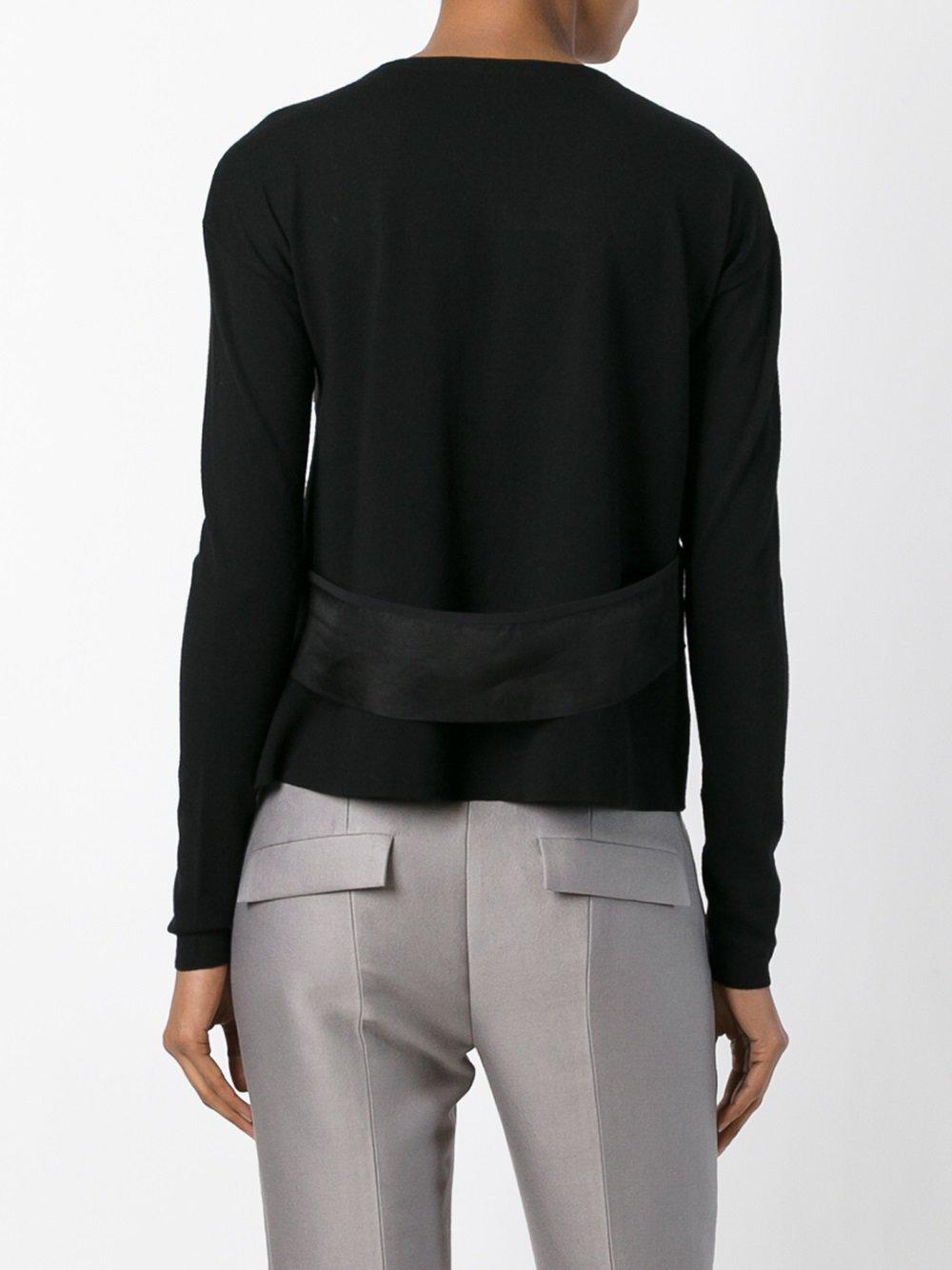 Lyst - Dorothee Schumacher Sash Detail Sweater in Black
