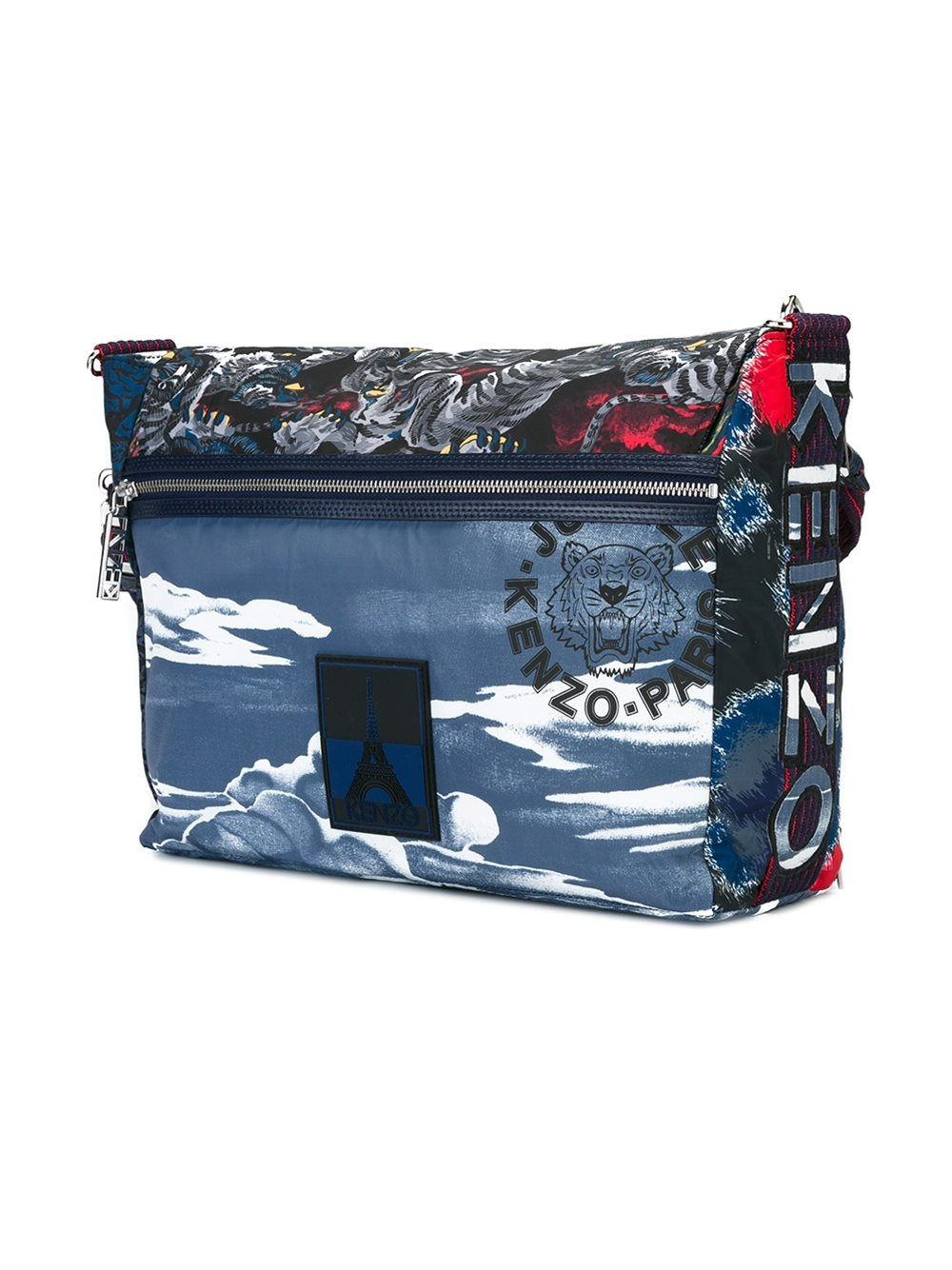 Lyst - KENZO Multi Icon Messenger Bag in Brown for Men
