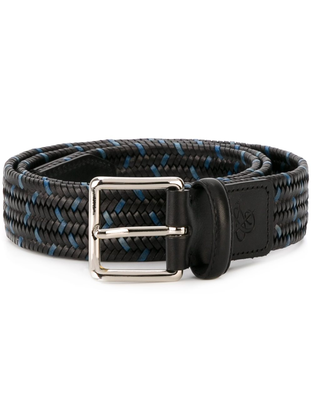 Lyst - Canali Woven Belt in Blue for Men