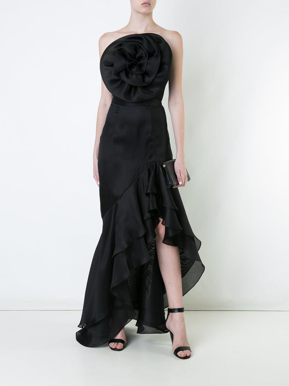 Lyst - Bambah Flower Tube Top in Black