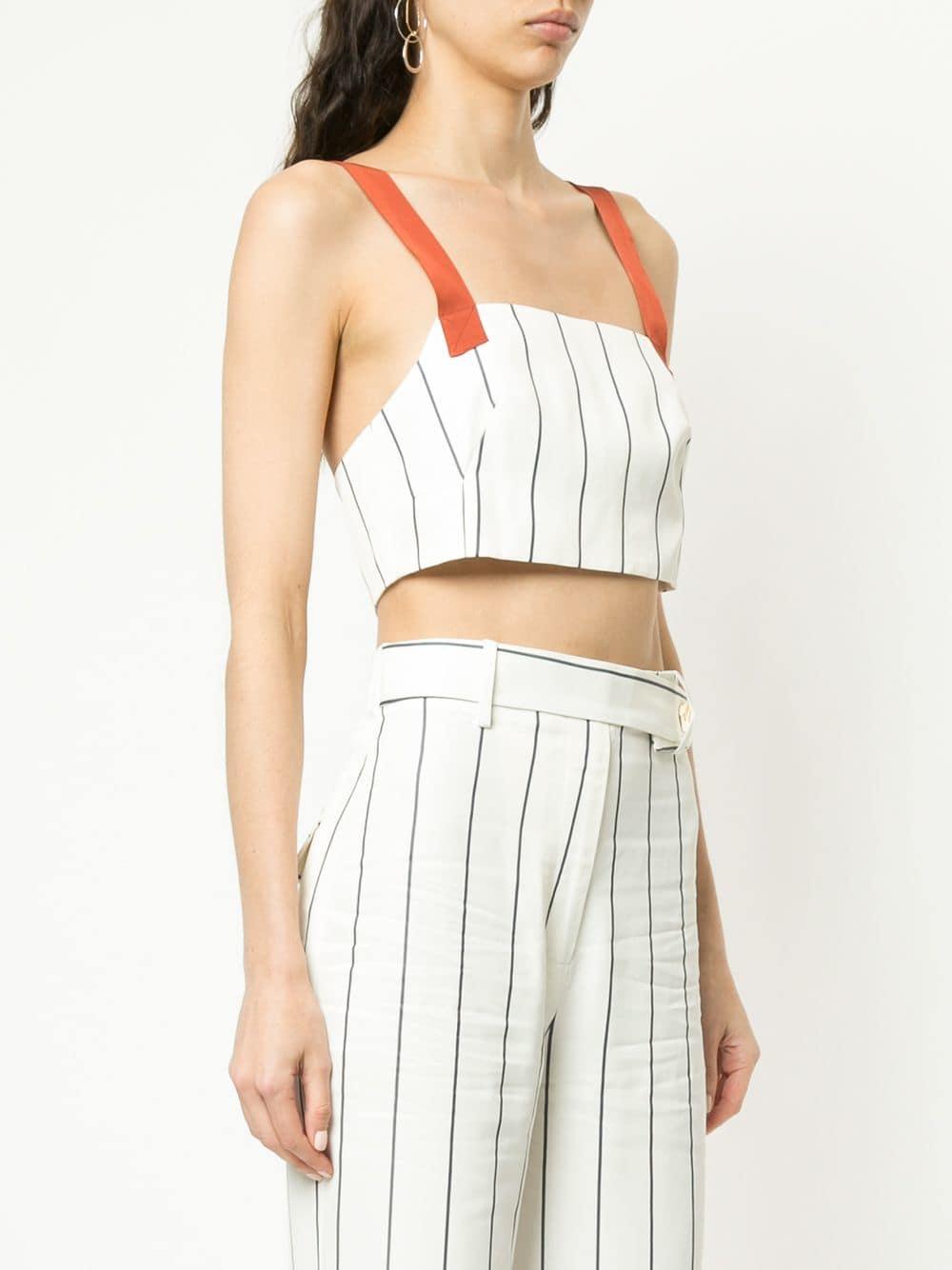 Lyst - Manning Cartell Paper Giants Cropped Top in White