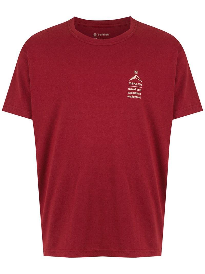 Osklen Printed T-shirt in Red for Men - Lyst