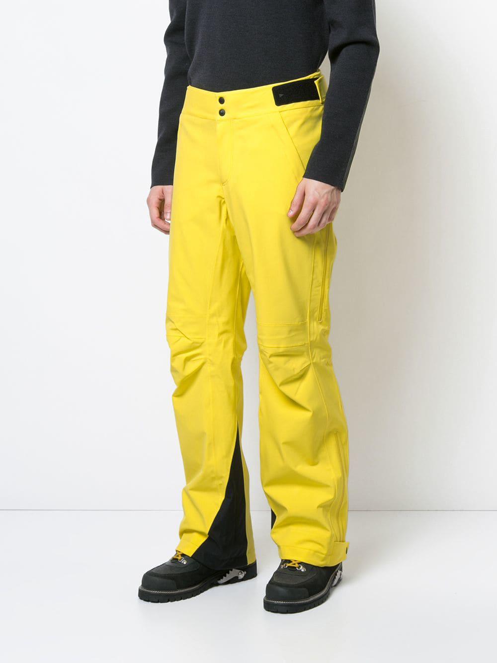 Aztech Mountain Synthetic Waterproof Ski Trousers in Yellow/Orange ...