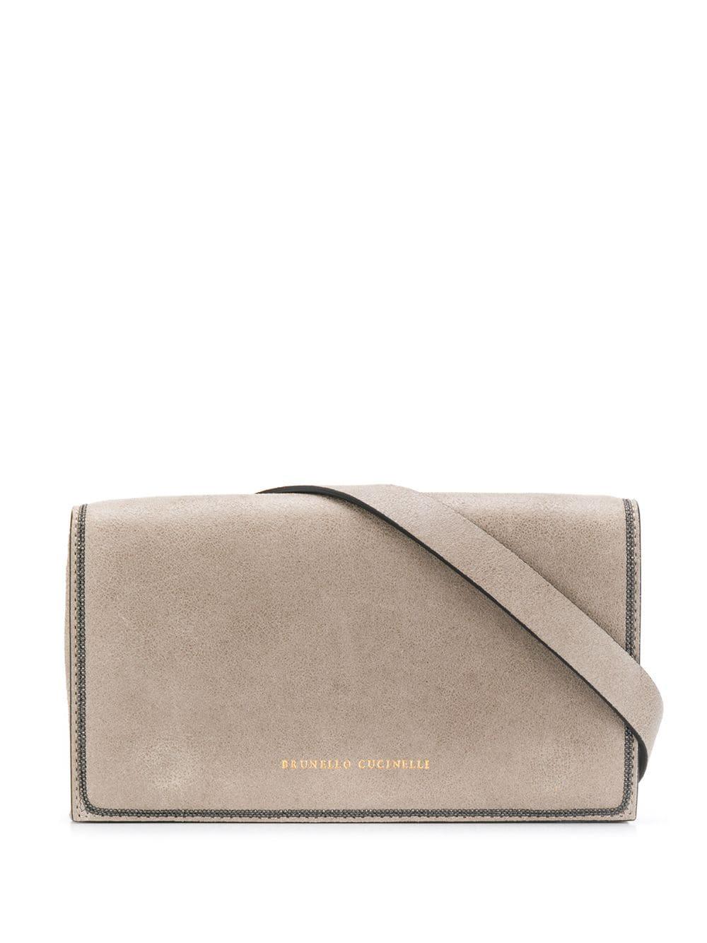 Brunello Cucinelli Bead Embellished Belt Bag - Lyst