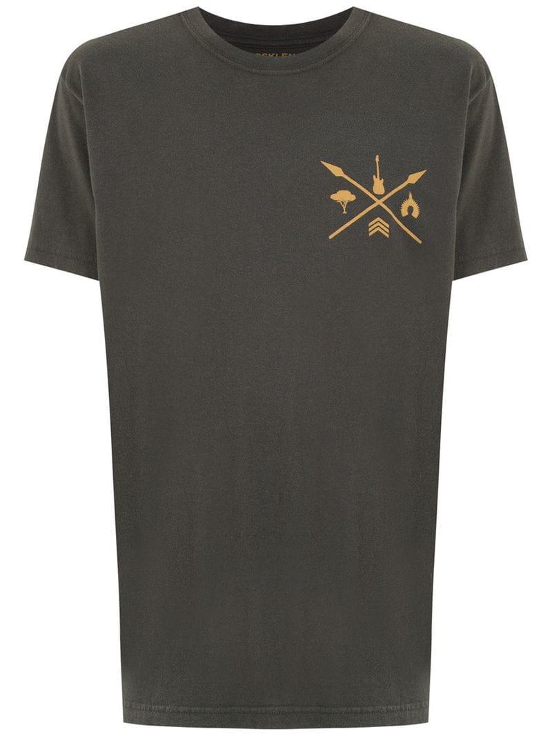 Osklen Printed T-shirt in Green for Men - Lyst