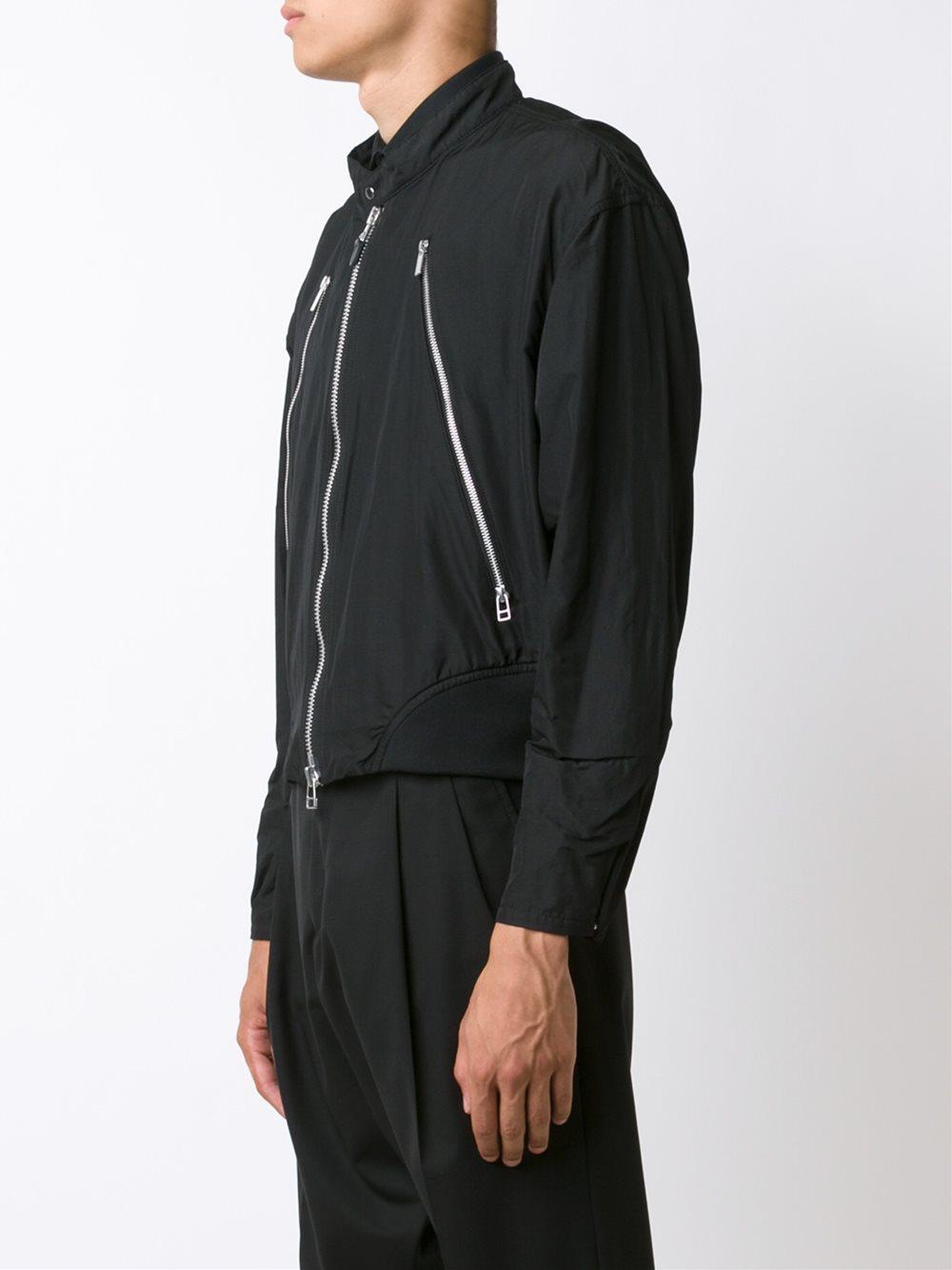 Lyst - Issey Miyake Slim-fit Zipped Jacket in Black for Men