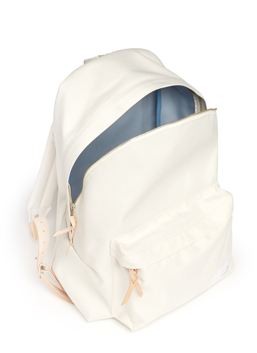 Lyst - Nanamica Basic Backpack in White for Men