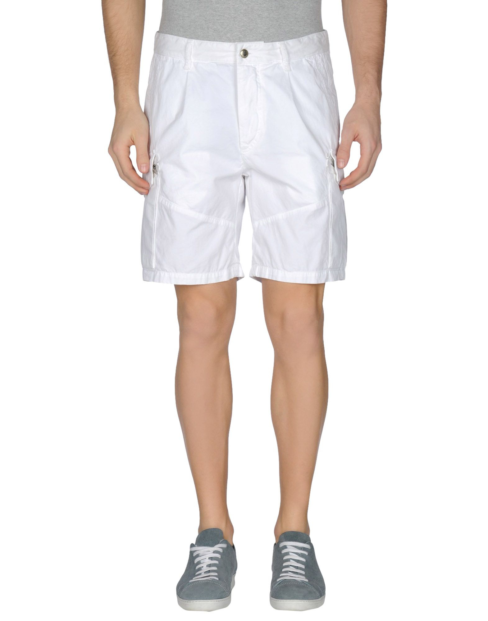 Just cavalli Bermuda Shorts in White for Men