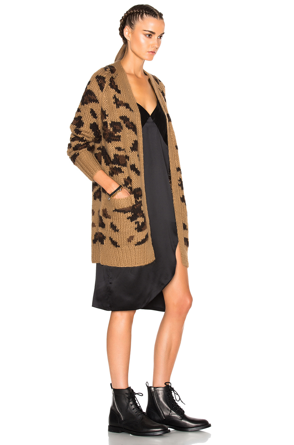 R13 Wool Grunge Cardigan - Lyst