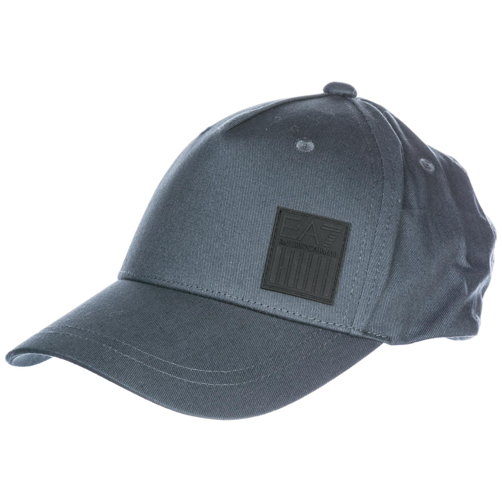 EA7 Adjustable Cotton Hat Baseball Cap in Gray for Men - Lyst