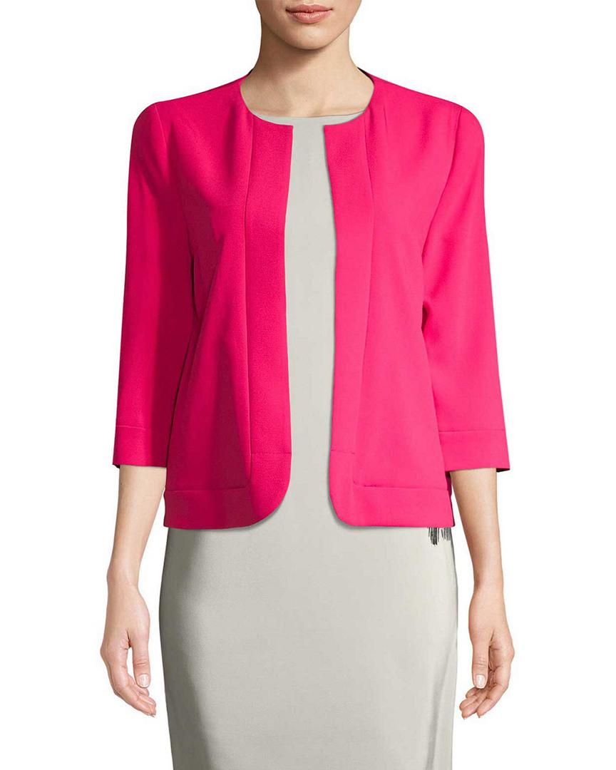 Piazza Sempione Open-front Jacket in Pink - Lyst