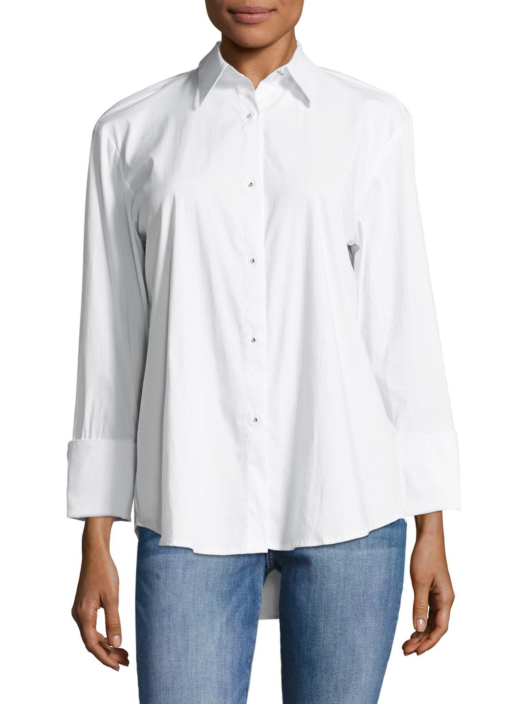 Lyst - Misha Nonoo The Husband Poplin Shirt in White