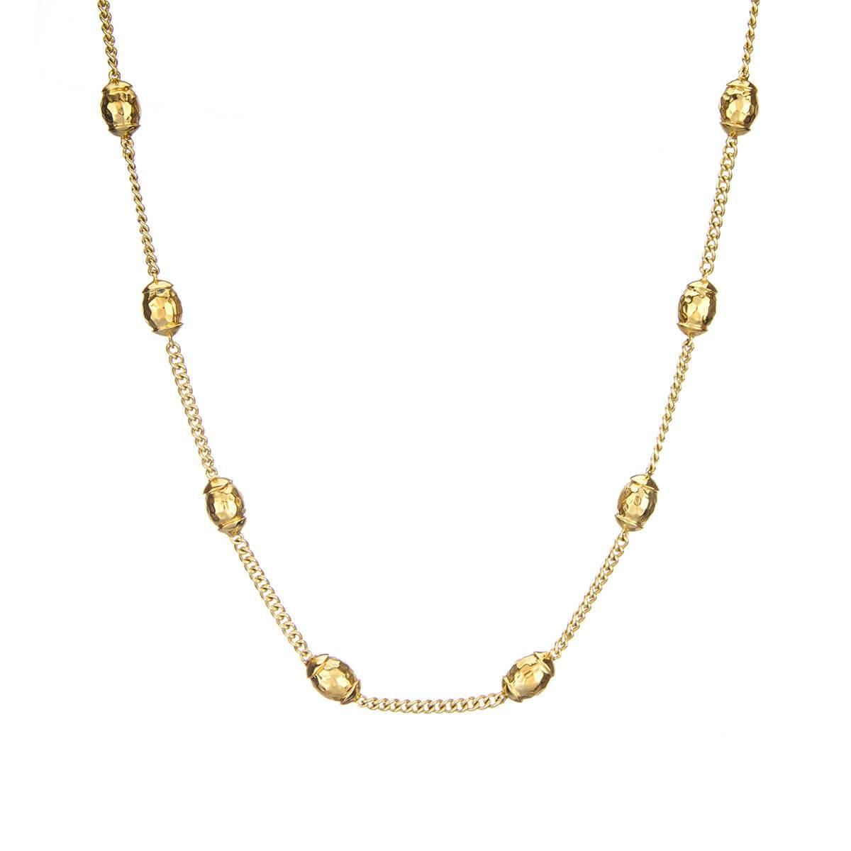 Coco & Kinney Yellow Gold Plated Una Necklace in Metallic - Lyst