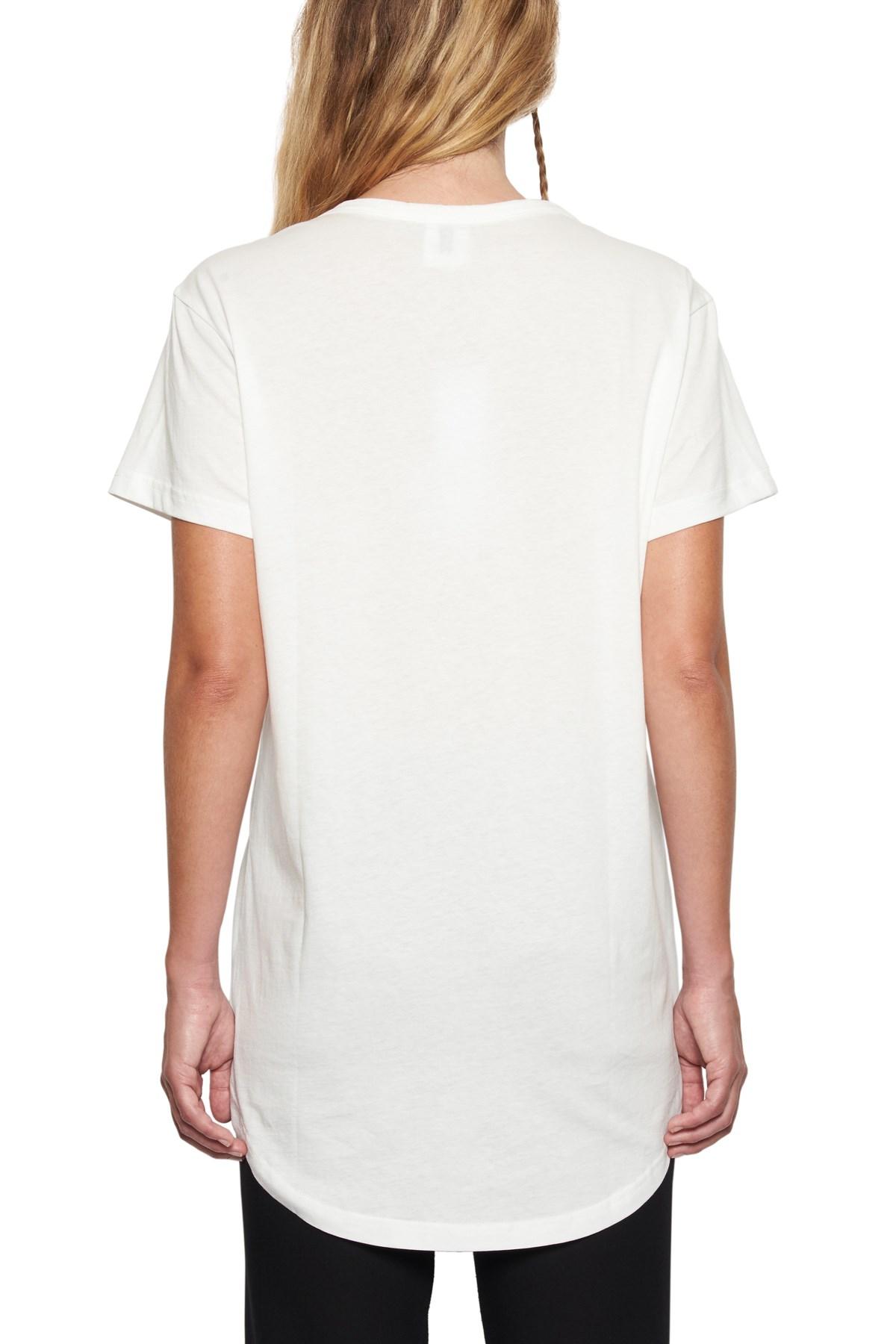Ann Demeulemeester Printed T-shirt in White - Lyst
