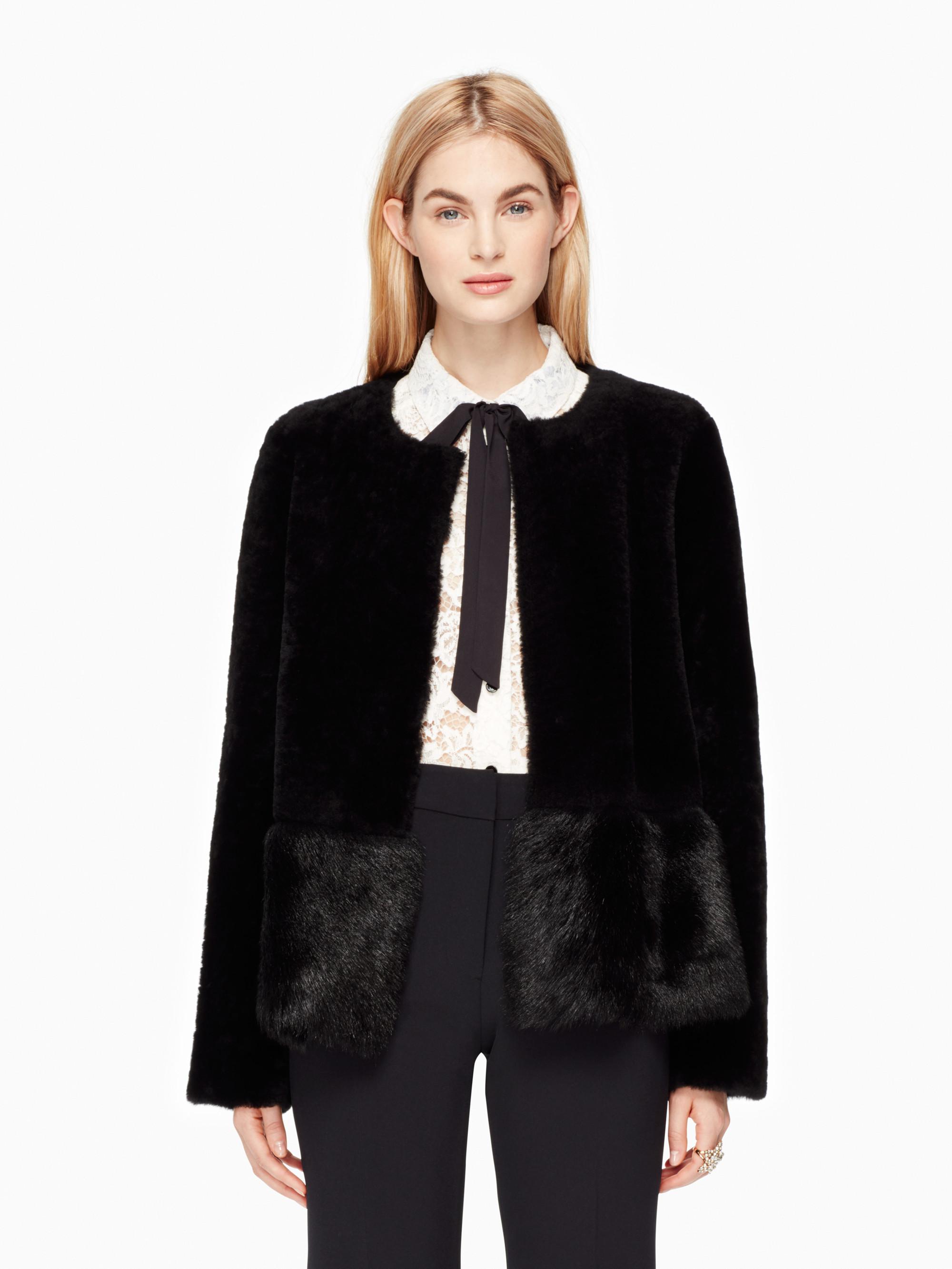 Lyst - Kate Spade Patrice Jacket in Black