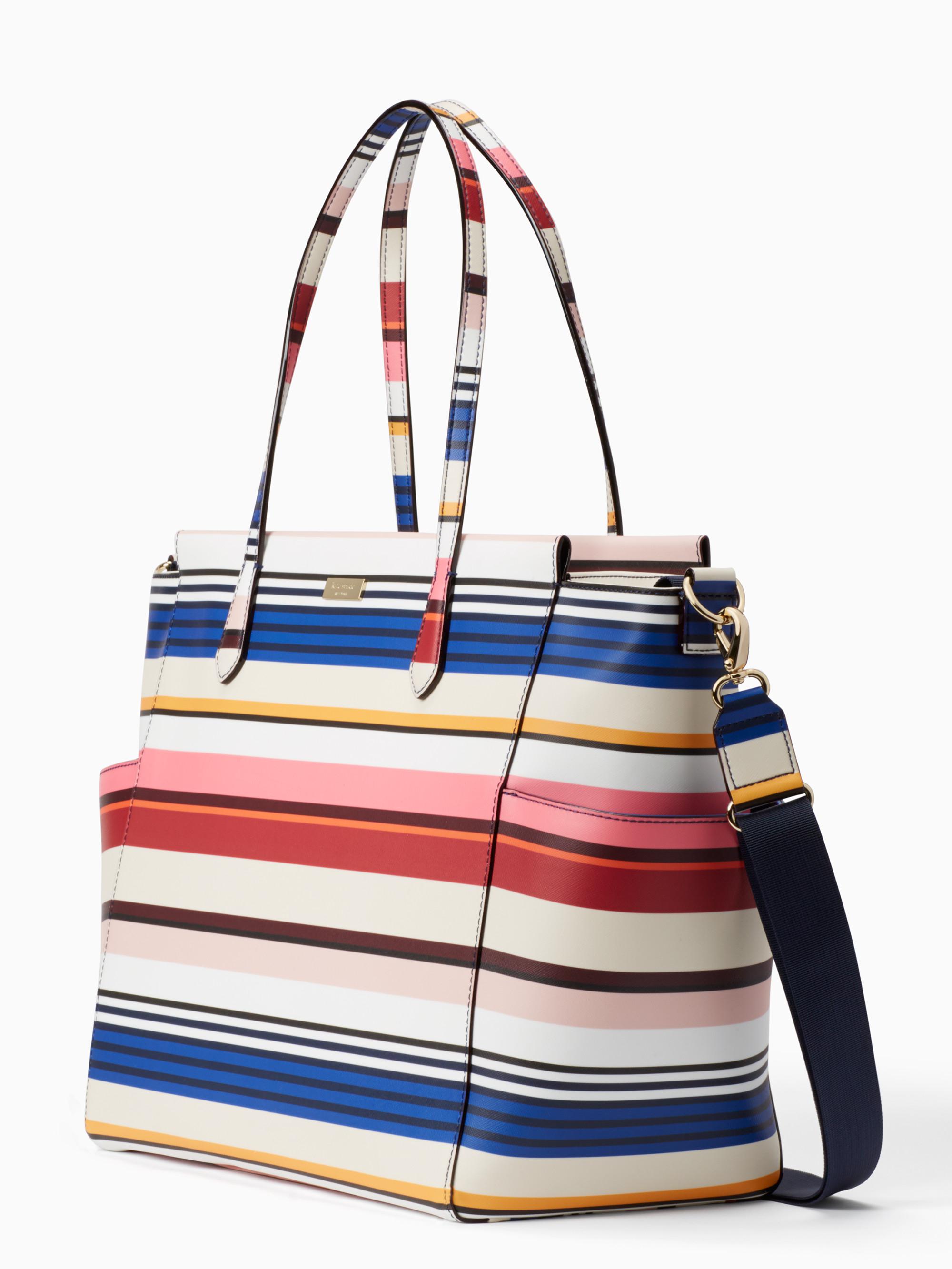 Lyst - Kate Spade Laurel Way Berber Stripe Kaylie Baby Bag in Blue