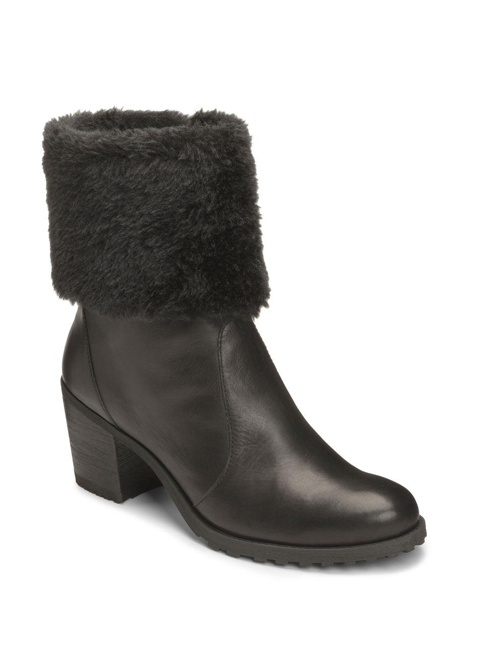 Lyst - Aerosoles Heel Rest Technology Ankle Boots in Black