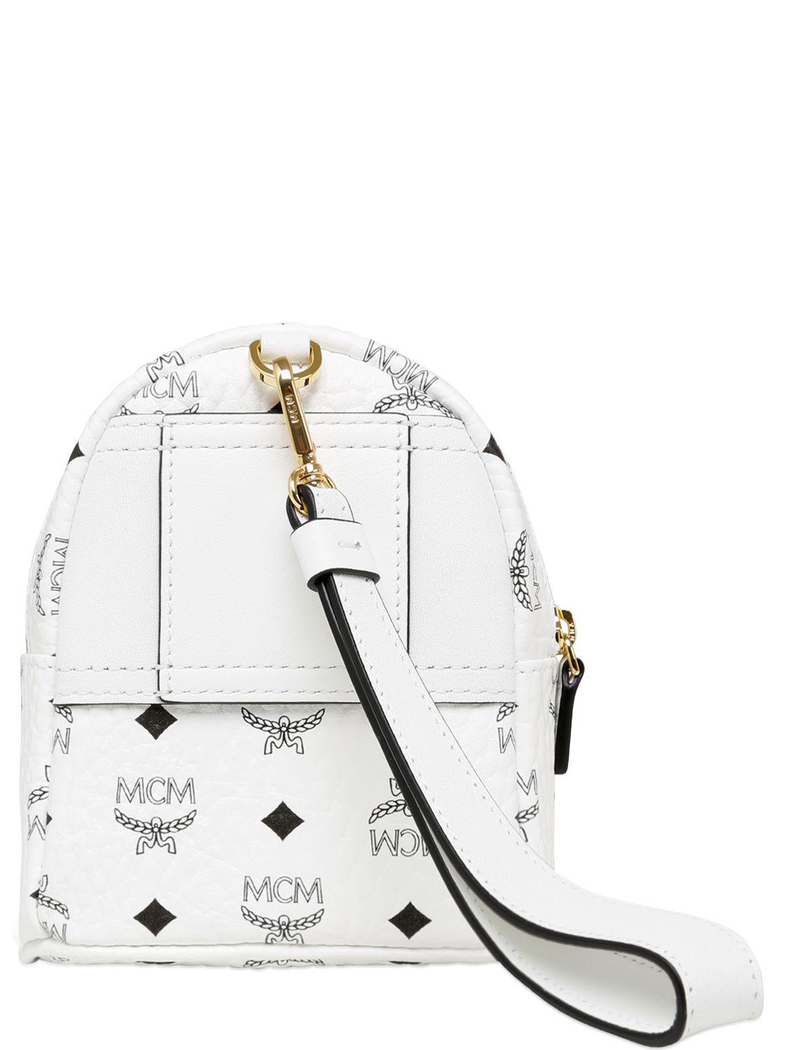 White Faux Leather Mini Backpack | Paul Smith