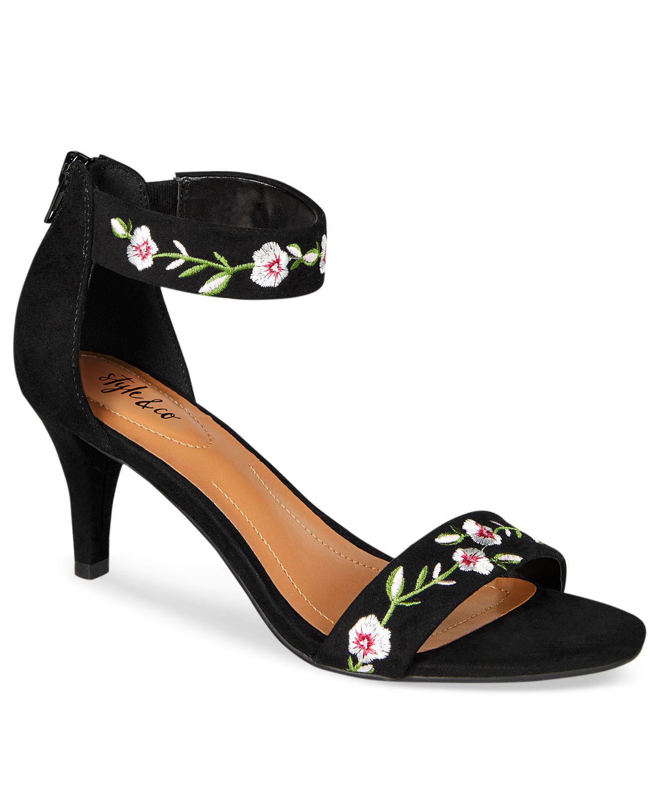Style & Co. Denim Paycee Two-piece Dress Sandals, Created For Macy's in ...