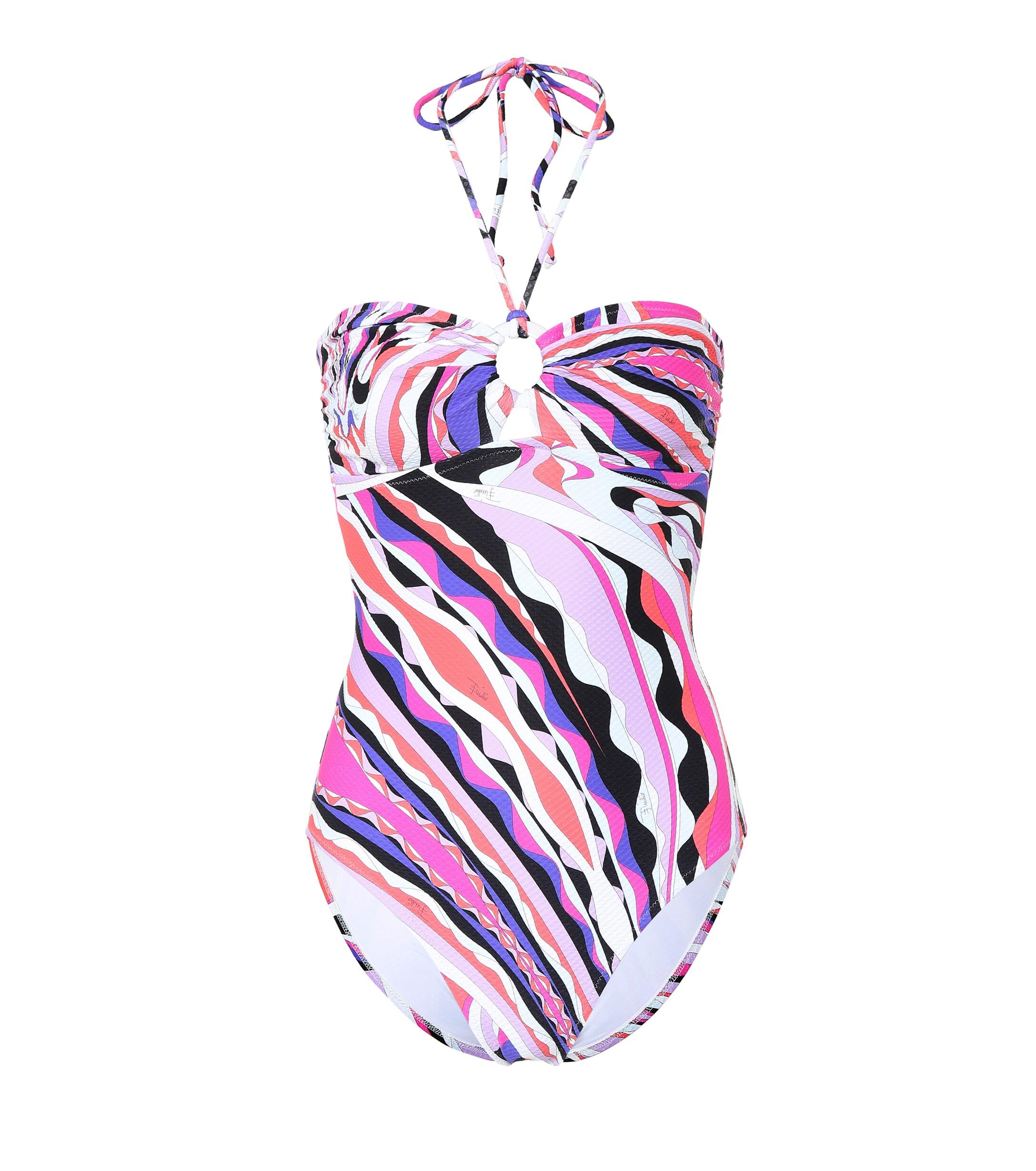 Emilio Pucci Printed Swimsuit - Lyst