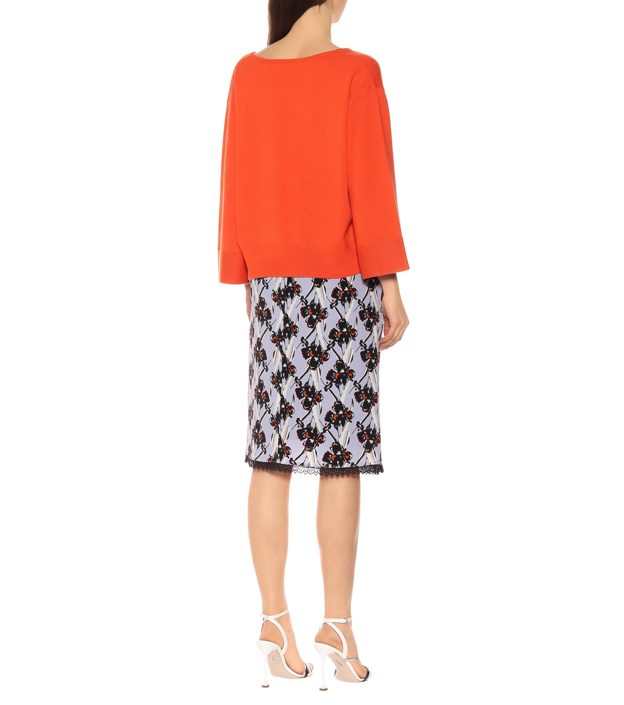Lyst - Dorothee Schumacher Cashmere Sweater in Orange