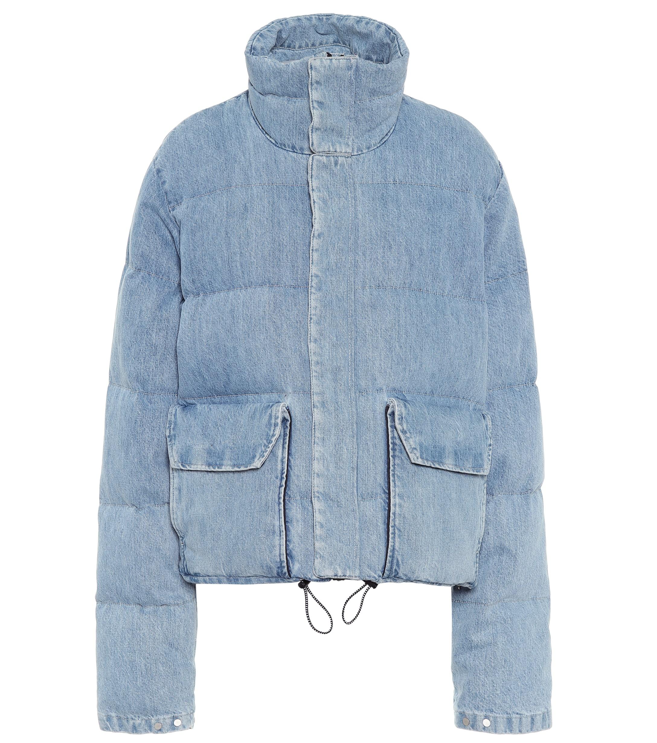Unravel Project Denim Down Jacket in Blue - Lyst