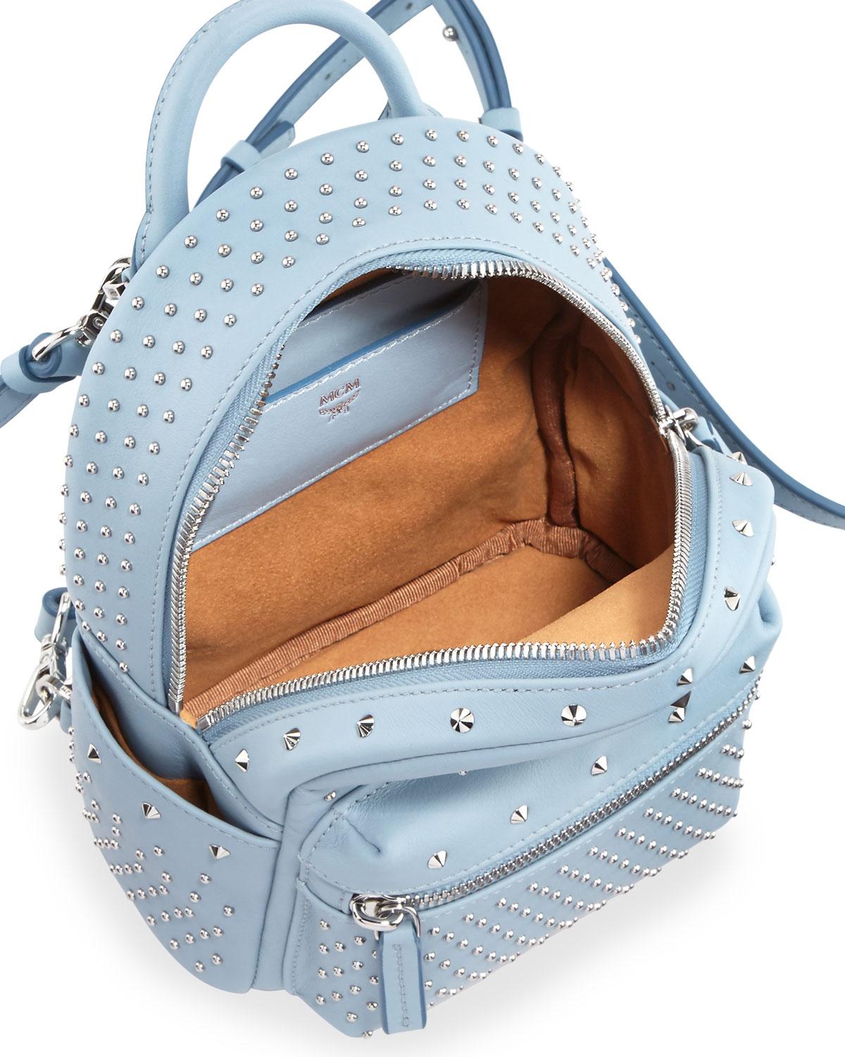 Sky Blue Mcm Bag | semashow.com